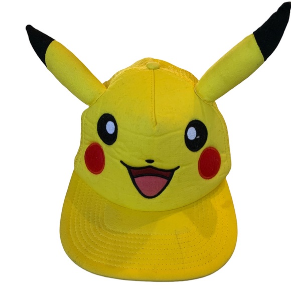 Pokemon | Accessories | Pokemon Pikachu Mesh Trucker Hat Cap Anime ...